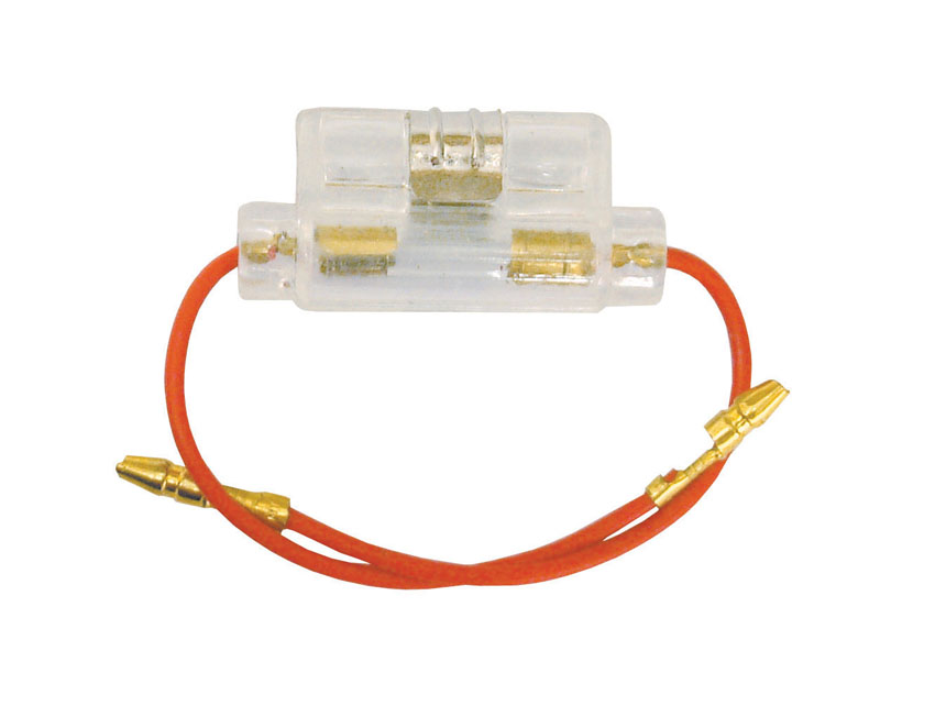 Plastic Motorcycle In-Line Fuse Holders includes Spare Fuse