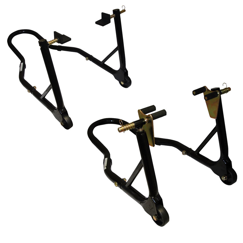 MotoGP Front & Rear Motorcycle Paddock Stand Set