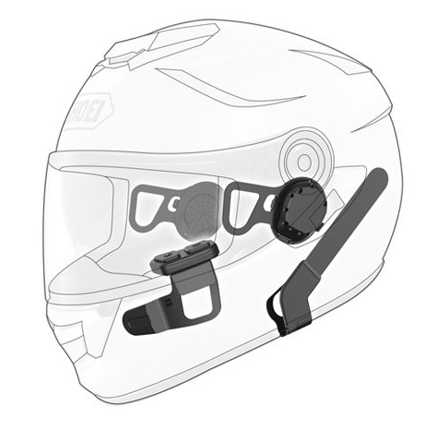 Sena 10U Intercom With Remote For Shoei Full-Face Helmets