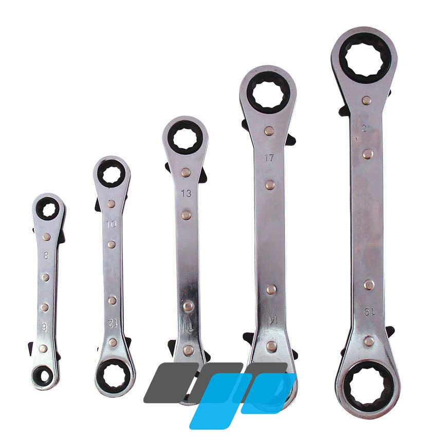 5 Piece Ratchet Spanner Set
