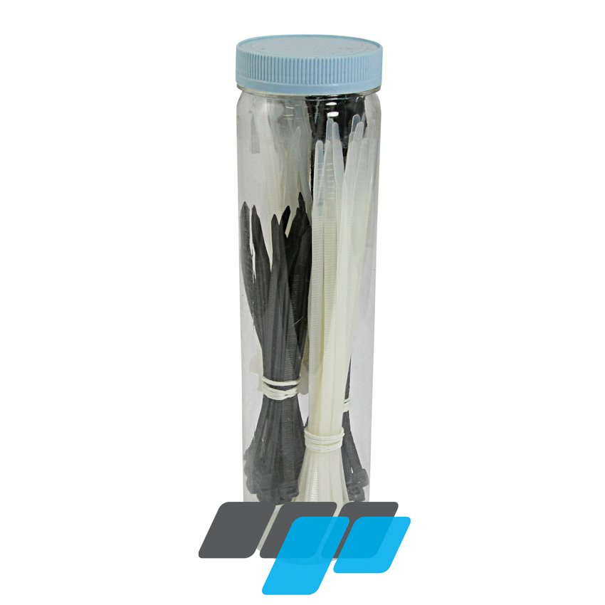 100 Pieces Mixed Cable Tie Kit