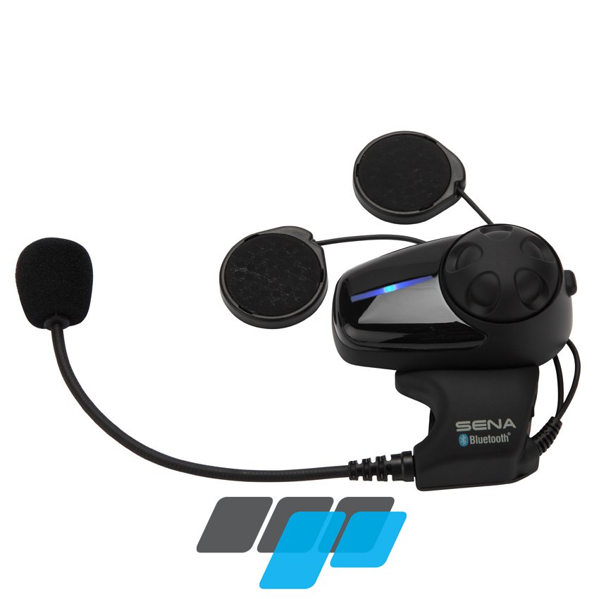 Sena SMH10 Motorcycle Bluetooth Motorcycle Intercom Single Pack