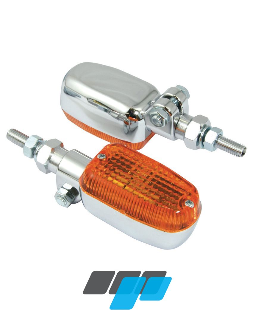 Universal Adjustable Stem Chrome Indicators