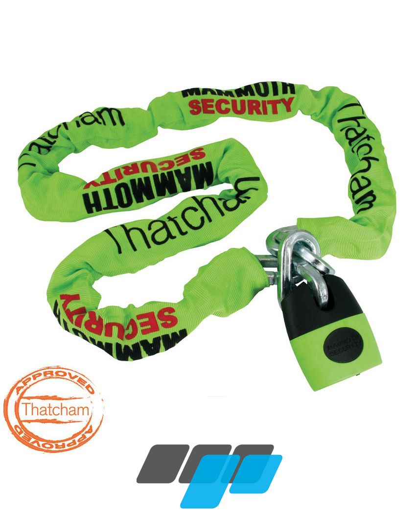 Mammoth Thatcham Square Chain With Shackle Lock
